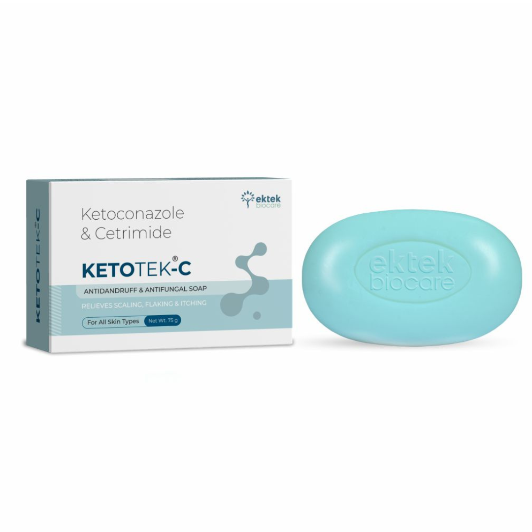 Ketotek-C Soap | Ketoconazole and Cetrimide Soap | Body Care | Pack of ...